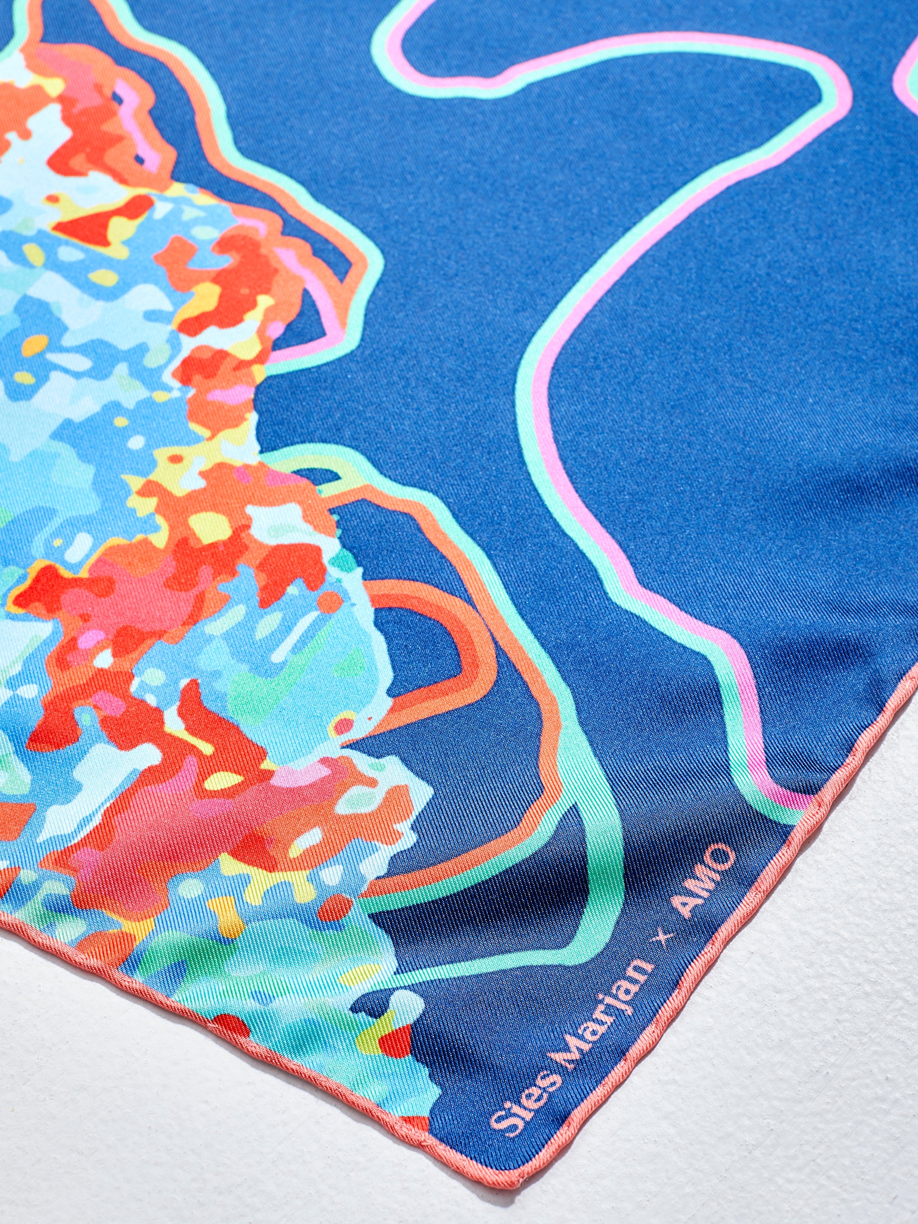 Sies Marjan - Color World Silk Scarf - Sies Marjan x AMO